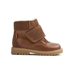 Wheat Leder-Winterboots in Hellbraun - 63% | Gr&ouml;&szlig;e 25 | Kinderstiefel