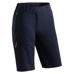 Maier Sports Funktionsshorts "Lulaka" in Anthrazit/ Dunkelblau - 56% | Gr&ouml;&szlig;e 38 | Damen-sporthosen