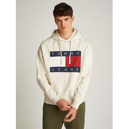 Tommy Jeans Hoodie in Creme - 47% | Gr&ouml;&szlig;e L | Herren-sweatshirts-jacken