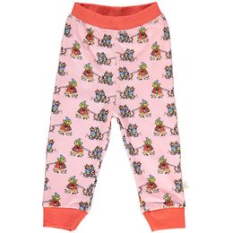 Smafolk Sm&aring;folk Sweathose in Rosa/ Orange - 68% | Gr&ouml;&szlig;e 86 | Babyhosen
