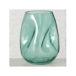 Boltze Vase ''Lojin'' in T&uuml;rkis - (H)17,3 x &Oslash; 14 cm - 53% | Kerzen-vasen