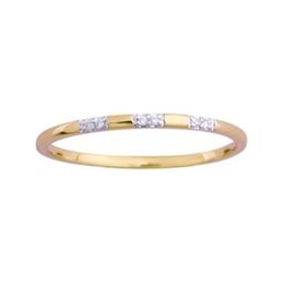 DIAMOND & CO Gold-Ring "Pour Toujours" mit Diamanten - 79% | Gr&ouml;&szlig;e 52 | Schmuck