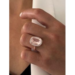 Les Petites Pr&eacute;cieuses Ros&eacute;vergold. Ring mit Edelsteinen - 75% | Gr&ouml;&szlig;e 52 | Schmuck