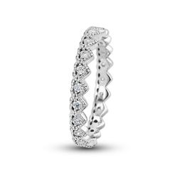 CHARM'S Silber-Ring mit Edelsteinen - 80% | Gr&ouml;&szlig;e 58 | Schmuck