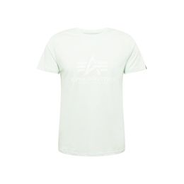 Alpha Industries T-Shirt Herren Gr&ouml;&szlig;e S mint / wei&szlig;