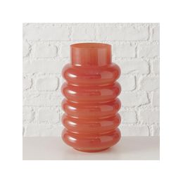 Boltze Vase ''Ribbo'' in Dunkelrosa - (H)26 x &Oslash; 15 cm - 51% | Kerzen-vasen