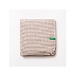 Benetton Wohndecke in Beige - 66% | Gr&ouml;&szlig;e 140x190 cm | Decken