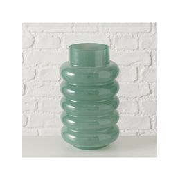 Boltze Vase ''Ribbo'' in Gr&uuml;n - (H)25 x &Oslash; 15 cm - 51% | Kerzen-vasen