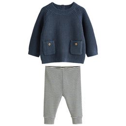 next Set Jungen Gr&ouml;&szlig;e 80 navy / wei&szlig;