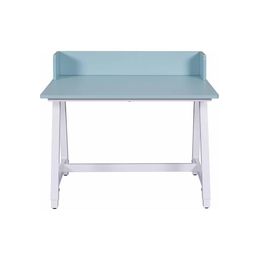 Inter Link Schreibtisch "Emmelie" in Hellblau/ Wei&szlig; - (B)80 x (H)54 x (T)60 cm - 60% | Tische