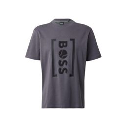 BOSS Sportshirt Herren Gr&ouml;&szlig;e L dunkelgrau / schwarz
