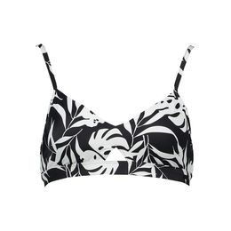 Roxy Bikini-Oberteil in Schwarz/ Wei&szlig; - 52% | Gr&ouml;&szlig;e M | Damen-bademode