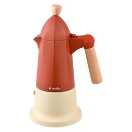 Benetton Espressokocher in Rot/ Beige- (H)30,1 cm - 81% | Gedeckter-tisch