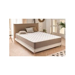 Moonia Schaummatratze "Magnum Gel" in Wei&szlig;/ Beige - 77% | Gr&ouml;&szlig;e 105x190 cm | Betten