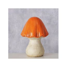 Boltze Dekoaufsteller "Zamo" in Orange/ Creme - (H)16 x &Oslash; 11 cm - 54% | Dekofiguren