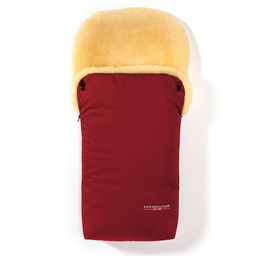 Hofbrucker Lammfell-Fu&szlig;sack "Putzi" in Rot - (L)90 x (B)35 cm - 17% | Baby-fusssaecke