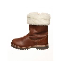 POM POM Leder-Winterstiefel in Hellbraun - 40% | Gr&ouml;&szlig;e 36 | Kinderstiefel