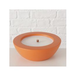 Boltze Kerzentopf "Bonko" in Orange/ Orange - (H)6,5 x &Oslash; 19 cm - 52% | Kerzen-vasen