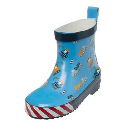 Playshoes Rubber Boots 'Baustelle' boy Blue size 25