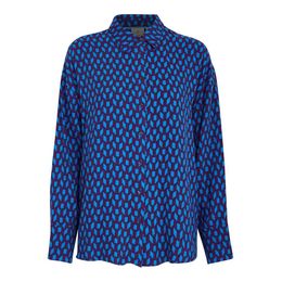 Sel by peppercorn Peppercorn Bluse 'Orella' Damen Gr&ouml;&szlig;e L blau / rauchblau / dunkellila