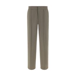 Boggi Milano Pleated Pants 'Wooltech' male Grey size XXL