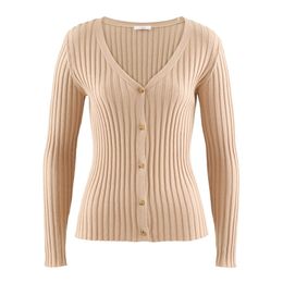 Tamaris Knit Cardigan female Beige size S