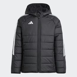 adidas Performance Sportjacke 'Tiro24' Jungen Gr&ouml;&szlig;e 164 schwarz / wei&szlig;