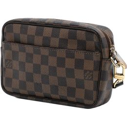 Louis Vuitton Clutches - Damier Ebene Pochette Billets Macao - Gr. unisize - in Braun - f&uuml;r Damen