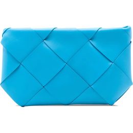 Bottega Veneta Clutches - Nappa Maxi Intrecciato Clutch - Gr. unisize - in Blau - f&uuml;r Damen