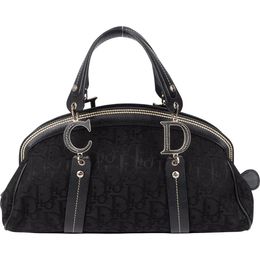 Christian Dior Crossbody Bags - Christian Dior Trotter Monogram Diorissimo Handbag - Gr. unisize - in Schwarz - f&uuml;r Damen