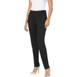 CR&Eacute;ATION L Damen Hose , hinten mit Zierpaspeln schwarz Gr&ouml;&szlig;e 19