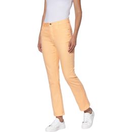 Heine Damen Push-up-Jeans mit Schmuck-Knopf apricot Gr&ouml;&szlig;e 50