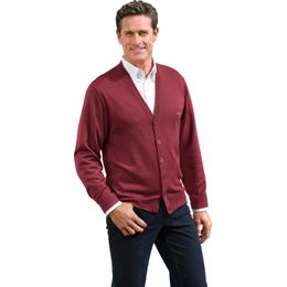 Marco Donati Herren Cardigan bordeaux Gr&ouml;&szlig;e 46