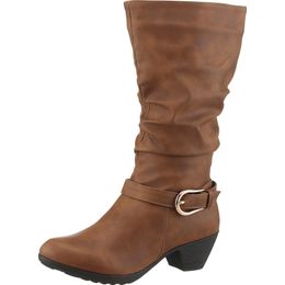Andrea Conti Damen Stiefel cognac Gr&ouml;&szlig;e 42