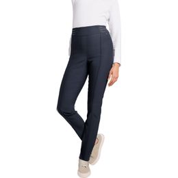 Damen Stretch-Hose mit innenliegendem Komfortbund marine Gr&ouml;&szlig;e 38