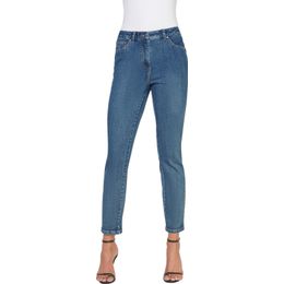 Heine Damen 7/8-Jeans mit Push-up-Effekt dark blue Gr&ouml;&szlig;e 48