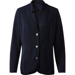 CR&Eacute;ATION L Damen Jerseyblazer mit Nahttaschen marine Gr&ouml;&szlig;e 38