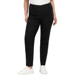 sheego Damen Bengalinhose mit Shaping-Einsatz schwarz Gr&ouml;&szlig;e 44