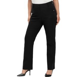 sheego Damen Bengalinhose mit Shaping-Einsatz schwarz Gr&ouml;&szlig;e 92