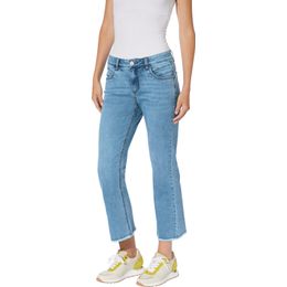 Heine Damen Push-up-Jeans mit Stickerei und Ziersteinchen blue-bleached Gr&ouml;&szlig;e 48