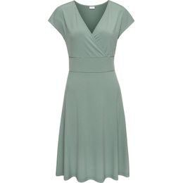 Lascana Damen Midikleid sage green Gr&ouml;&szlig;e 34