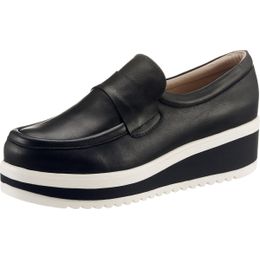 Heine Damen Slipper schwarz Gr&ouml;&szlig;e 37