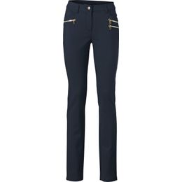 Heine Damen Hose mit Bauchweg-Effekt marine Gr&ouml;&szlig;e 42