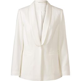 Heine Damen Blazer mit Schalkragen ecru Gr&ouml;&szlig;e 42