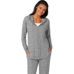 feel good Damen Jacke hellgrau-meliert Gr&ouml;&szlig;e 36/38