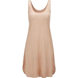 Nina von C. Damen Unterkleid in flie&szlig;ender Qualit&auml;t camel Gr&ouml;&szlig;e 38