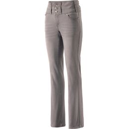 CR&Eacute;ATION L Damen 5-Pocket-Jeans mit dezent ausgestelltem Bein light grey-denim Gr&ouml;&szlig;e 38