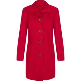 CR&Eacute;ATION L Damen Jacke mit variablem Kragen rot Gr&ouml;&szlig;e 38
