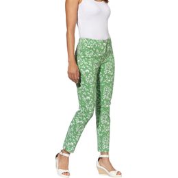 CR&Eacute;ATION L Damen Bengalinhose mit floralem Druck apfel-ecru-bedruckt Gr&ouml;&szlig;e 46