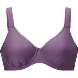 feel good Damen Bikini-Oberteil mit herausnehmbaren Softcups violett Gr&ouml;&szlig;e 40B